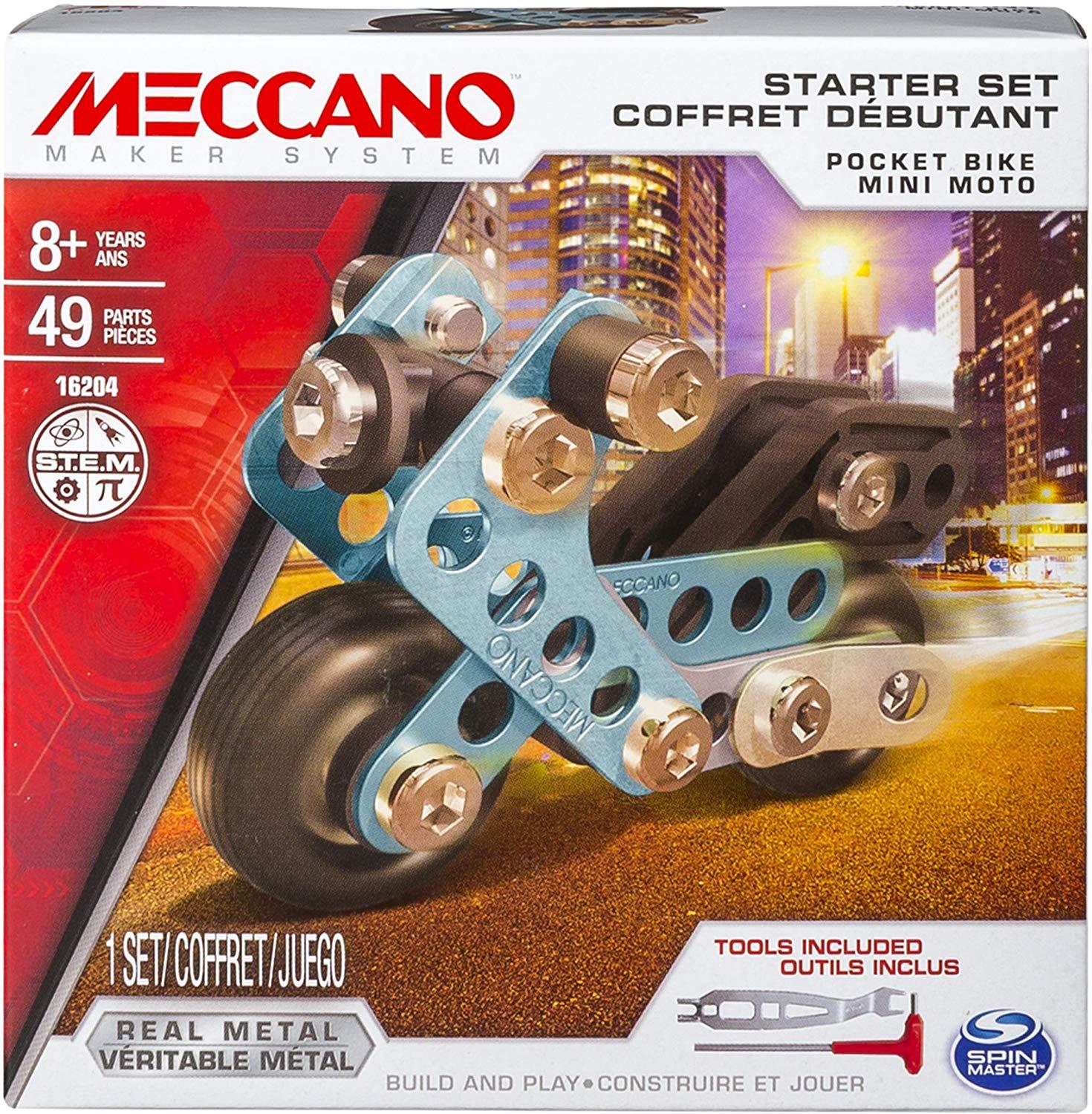 Meccano Maker System Starter Set Pocket Bike | Lazada PH