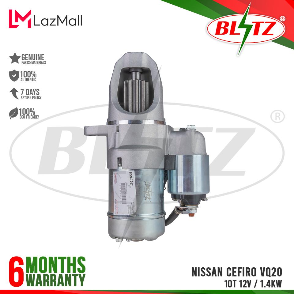 BLITZ STARTER ASSEMBLY NISSAN CEFIRO/VQ20 10T 12V / 1.4KW 6 MONTHS ...