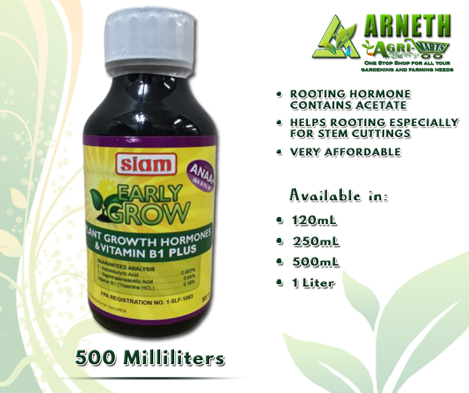 EARLY GROW ( B1 PLUS ROOTING HORMONES) 500ML SIAM FERTILIZER LIQUID ...