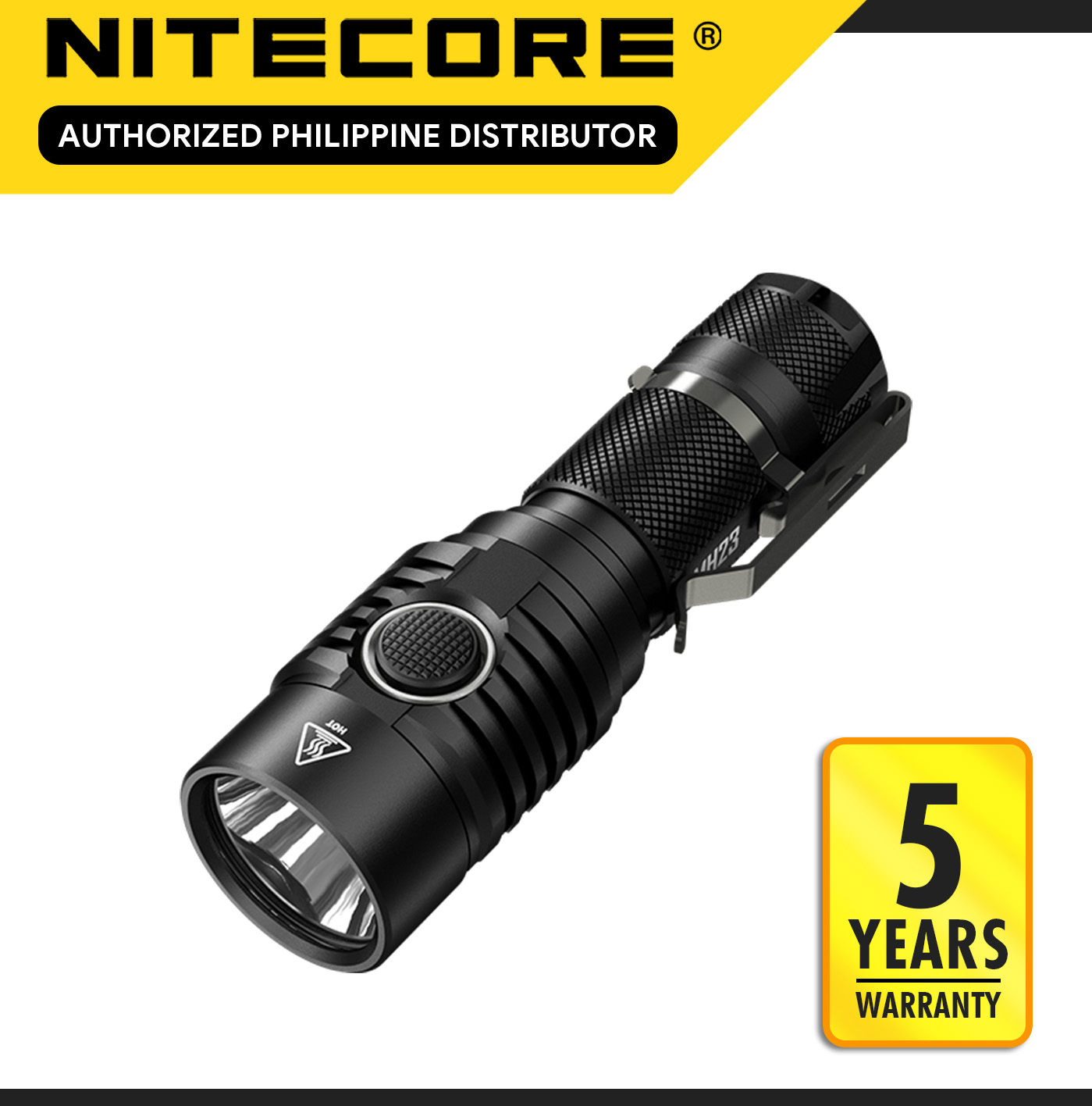 Nitecore MH23 1800 Lumens Rechargeable Pocket Searchlight | Lazada PH