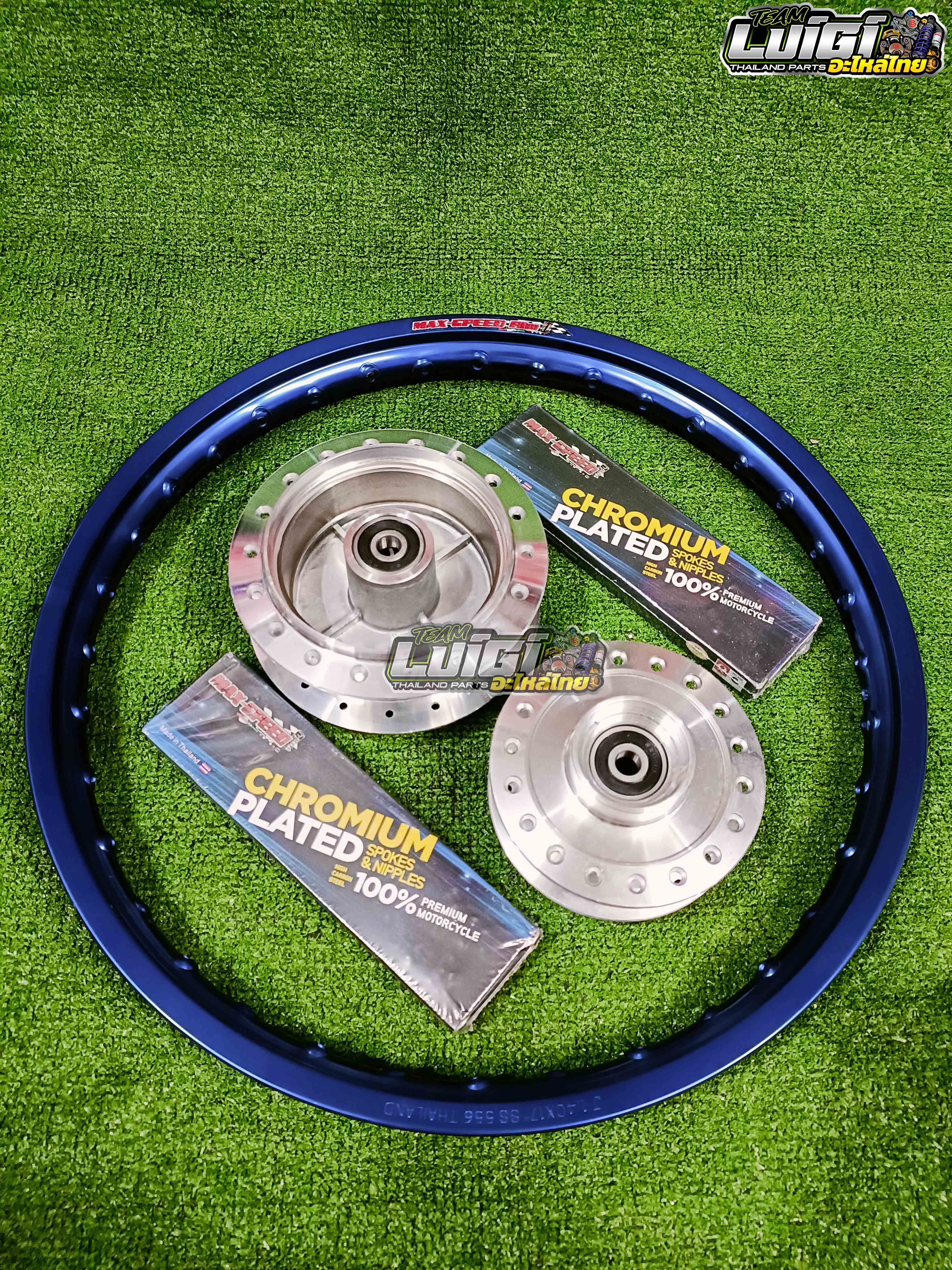 RIM SET HONDA WAVE 125 / WAVE 100 17s HUB SET - RIM SET - SPOKES SET ...