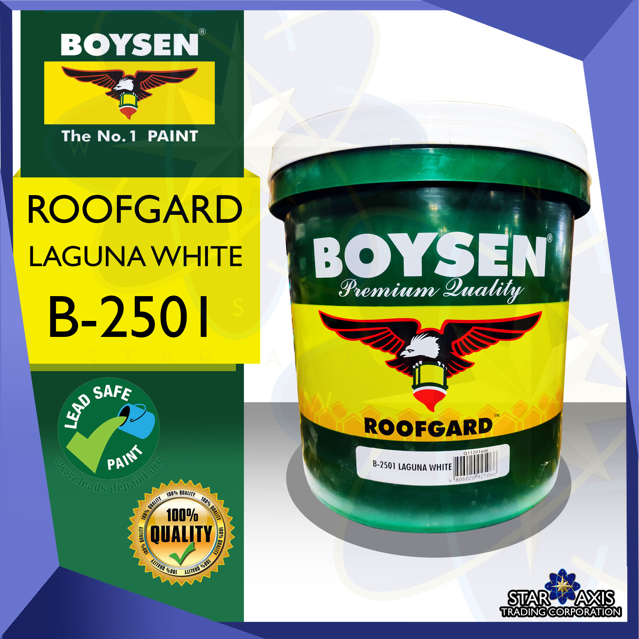 BOYSEN ROOFGARD LAGUNA WHITE B-2501 16L | Lazada PH