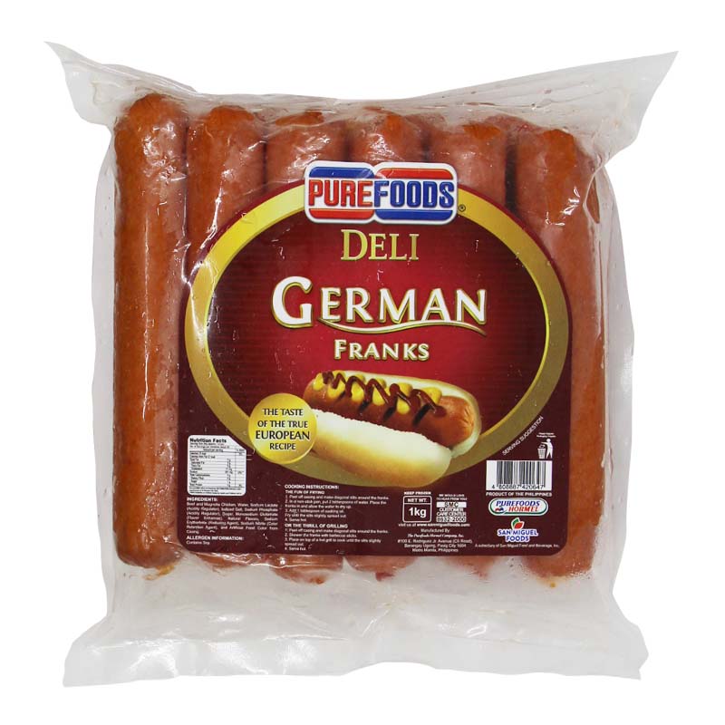 Purefoods German Franks Hotdog Jumbo 1kg | Lazada PH