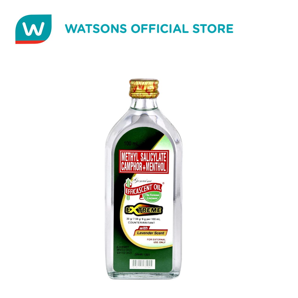 EFFICASCENT OIL Extreme with Lavender Scent 100ml | Lazada PH