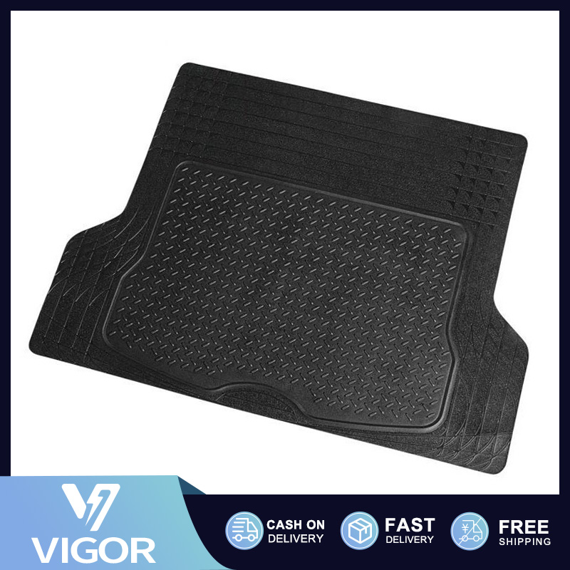 Universal All Purpose Car Trunk Mat PVC boot mat is easy to clean and ...