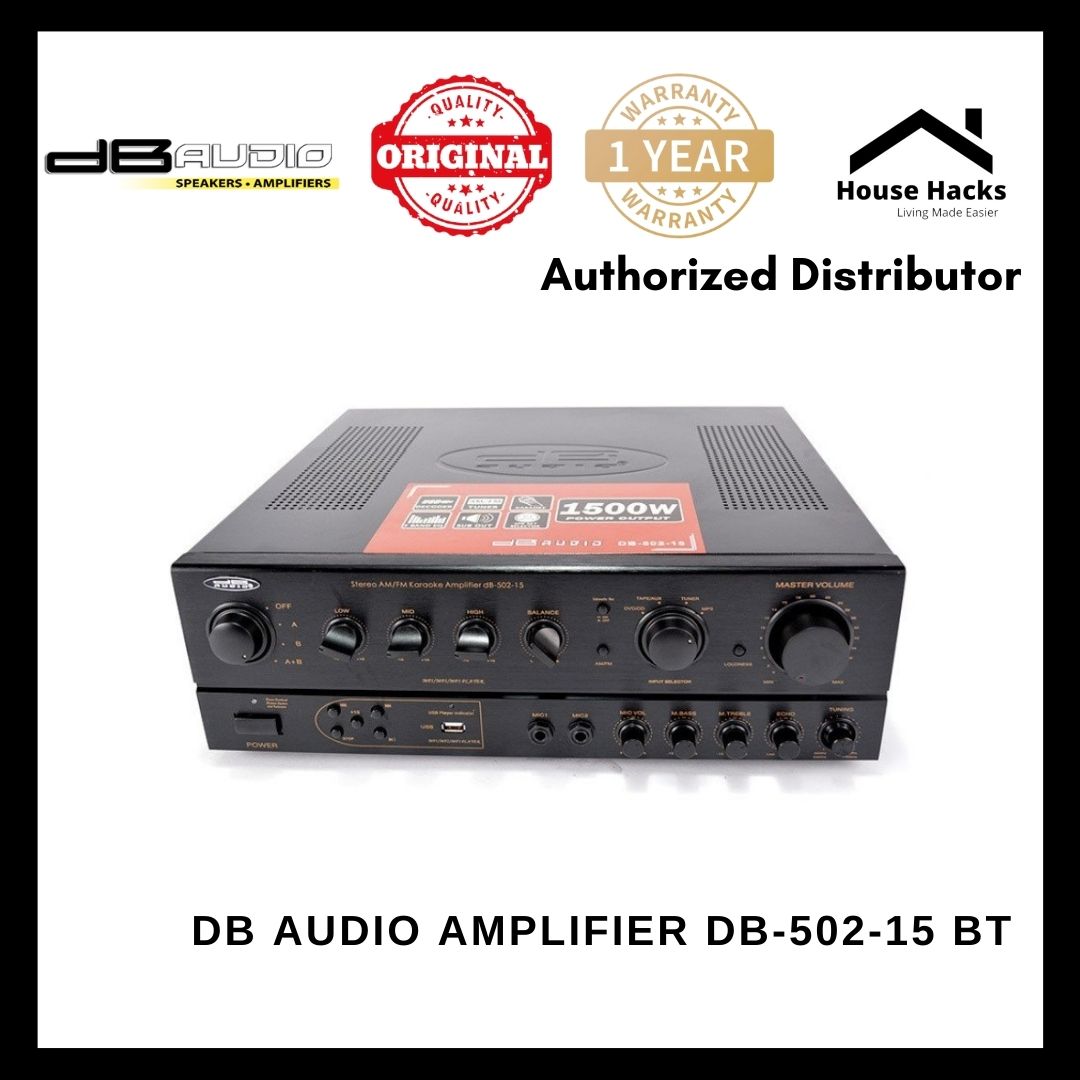 DB Audio Amplifier DB-502-15 BT (House Hacks) | Lazada PH