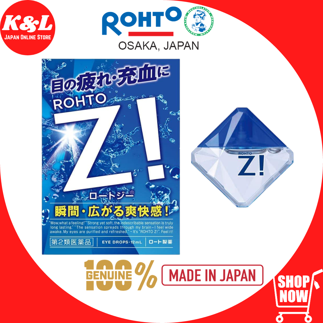 Rohto Z! Eye Drops 12ml (Exp: May 2027) Made in Japan | Lazada PH