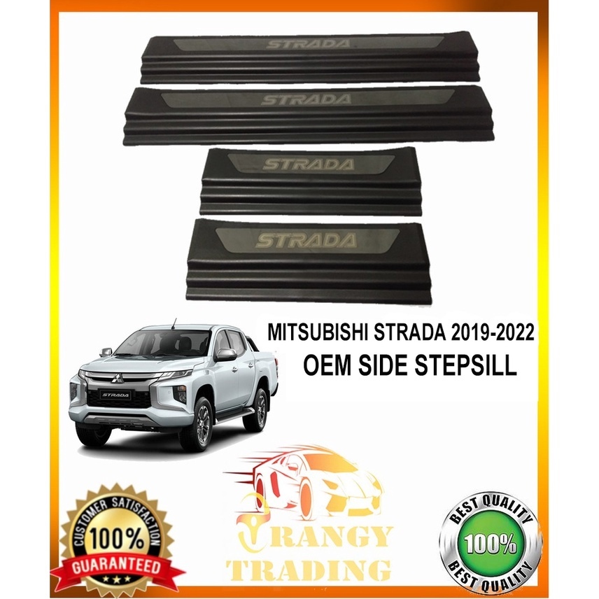 (On Sale) Mitsubishi Strada 2019 to 2023 OEM Side Stepsill / Step sill ...