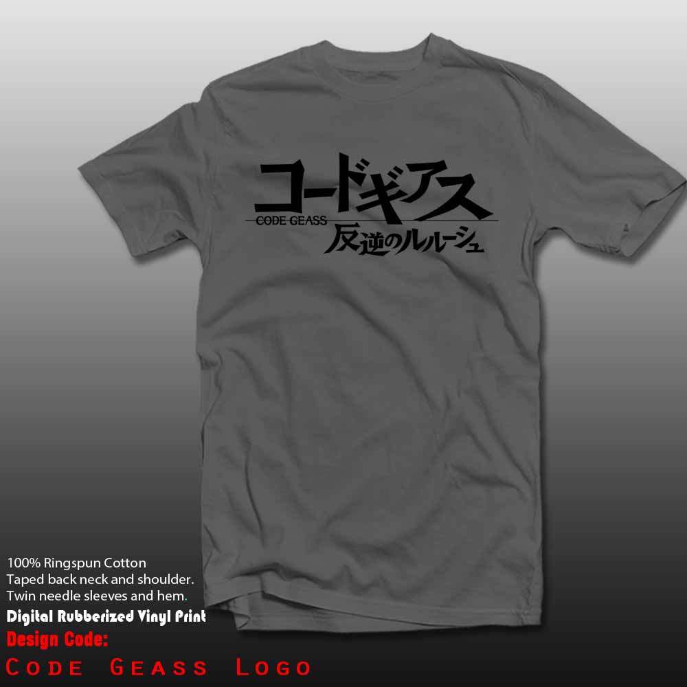 ANIME Code Geass Logo Gifo Shirt | Lazada PH