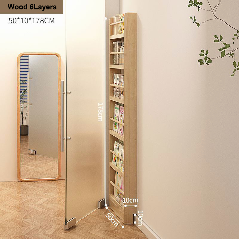 Ditto Wall-Mounted Bookshelf Children's Solid Wood Bookshelf Book Rack ...