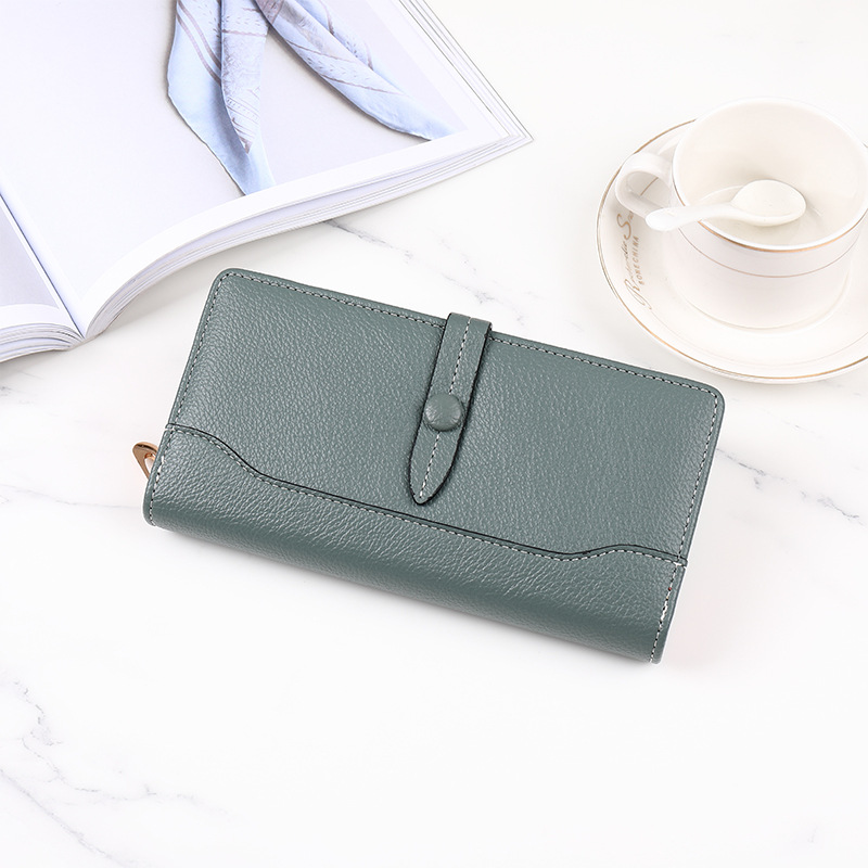 Women's Long Wallet High End Multi-card Slot PU Leather Ladies Wallet ...