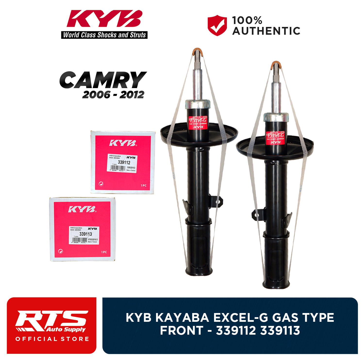 KYB Kayaba Rear Shock Absorber for Toyota Camry 2.4 3.5 2006-2012 Excel ...