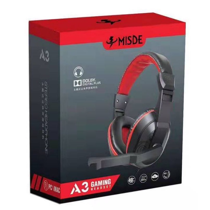 Remax Headphone Gaming Headset Noise Cancelling Headset A3 Headphone ...