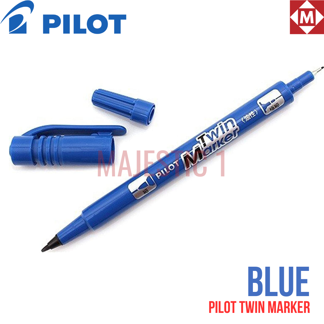 Pilot Twin Marker SCA-TM Extra Fine and Fine (Blue, Black or Red ...