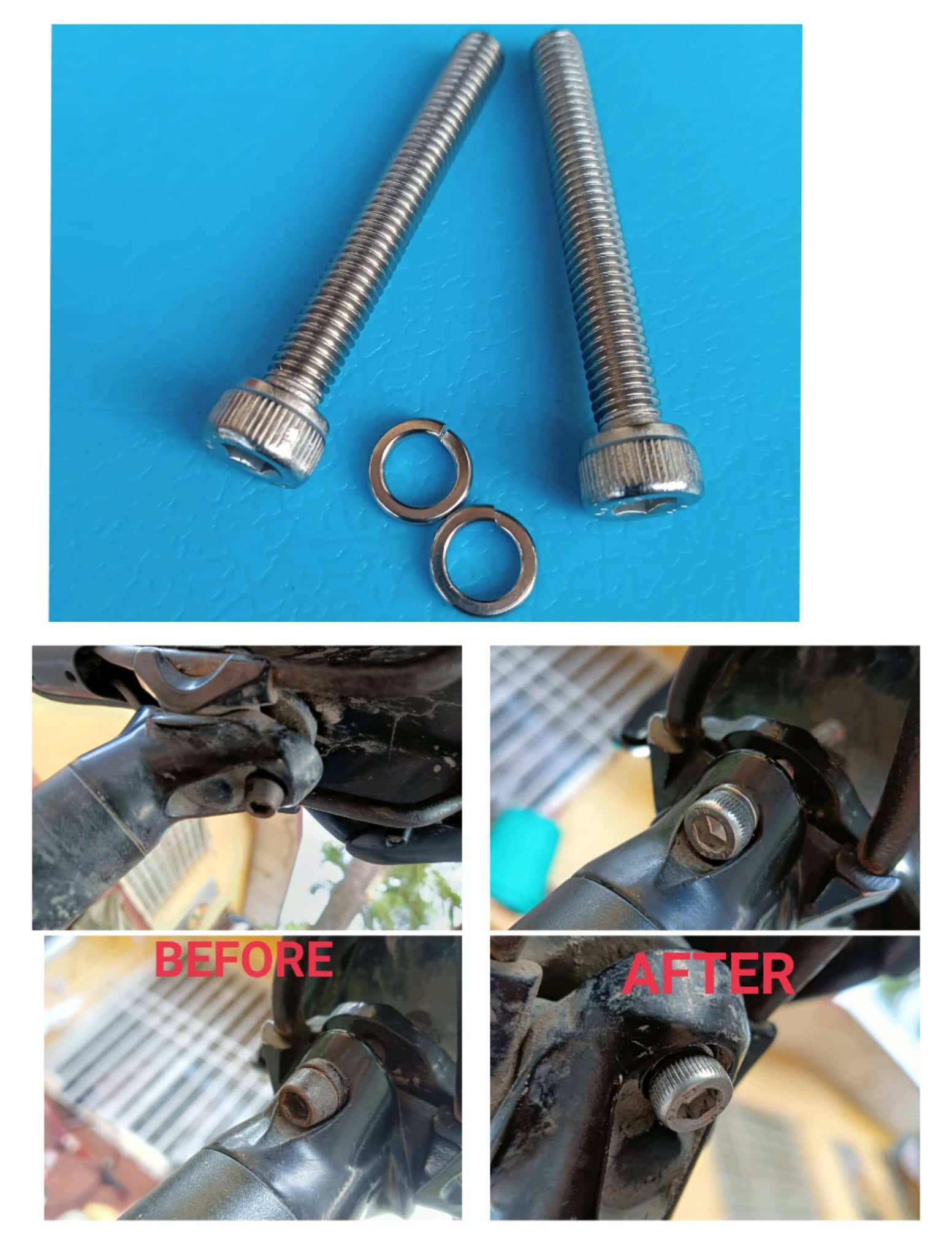 Bike Seat Post Bolts Allen Stainless | Lazada PH