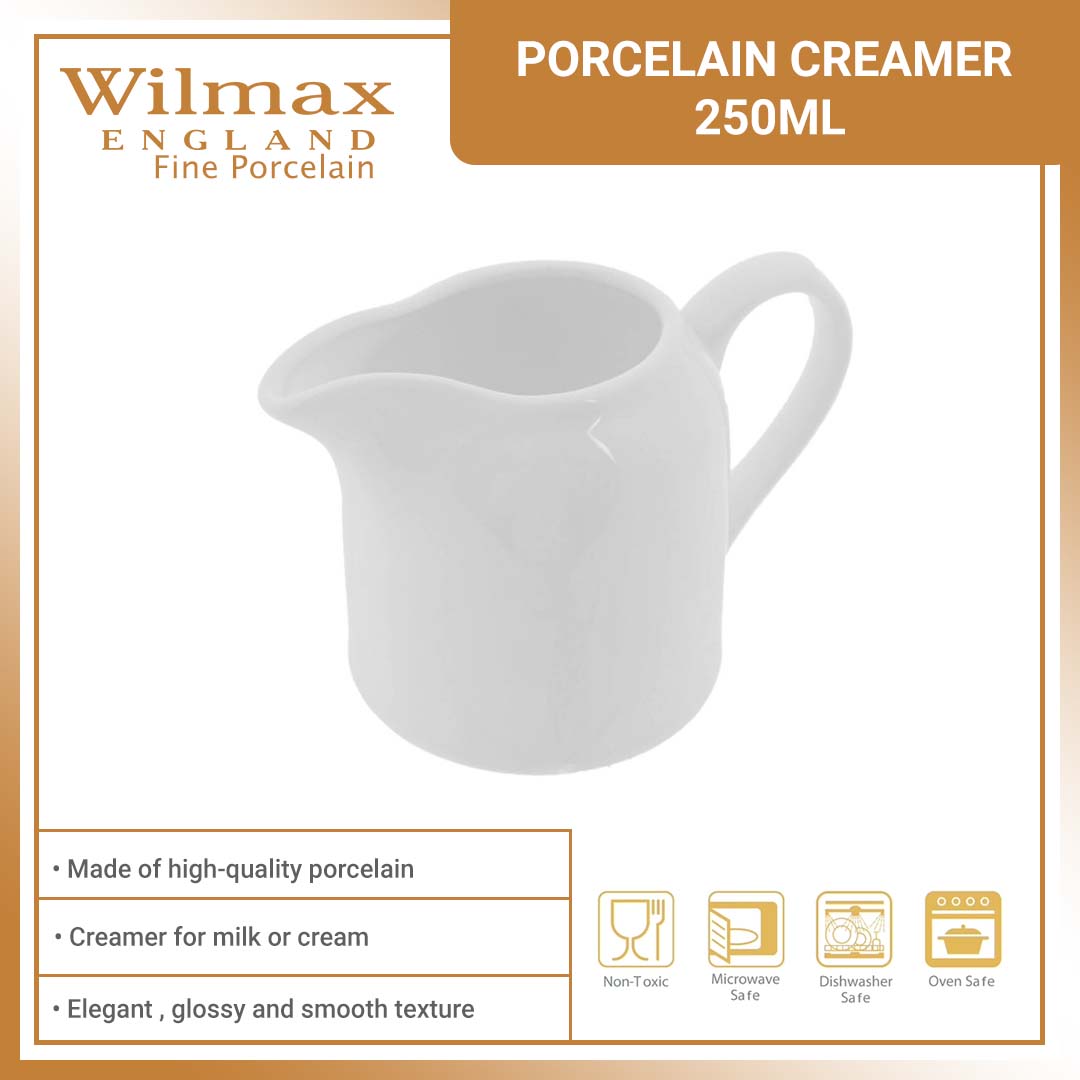 Wilmax England Porcelain Creamer 8oz / 250ml(SM) | Lazada PH