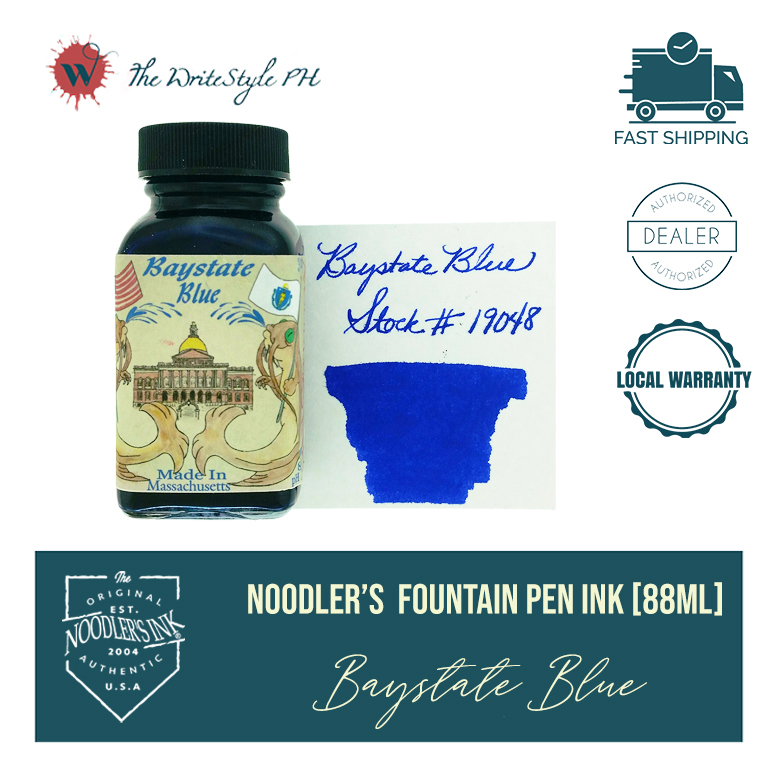 Noodler's Fountain Pen Ink [Baystate Blue] 3oz | Lazada PH