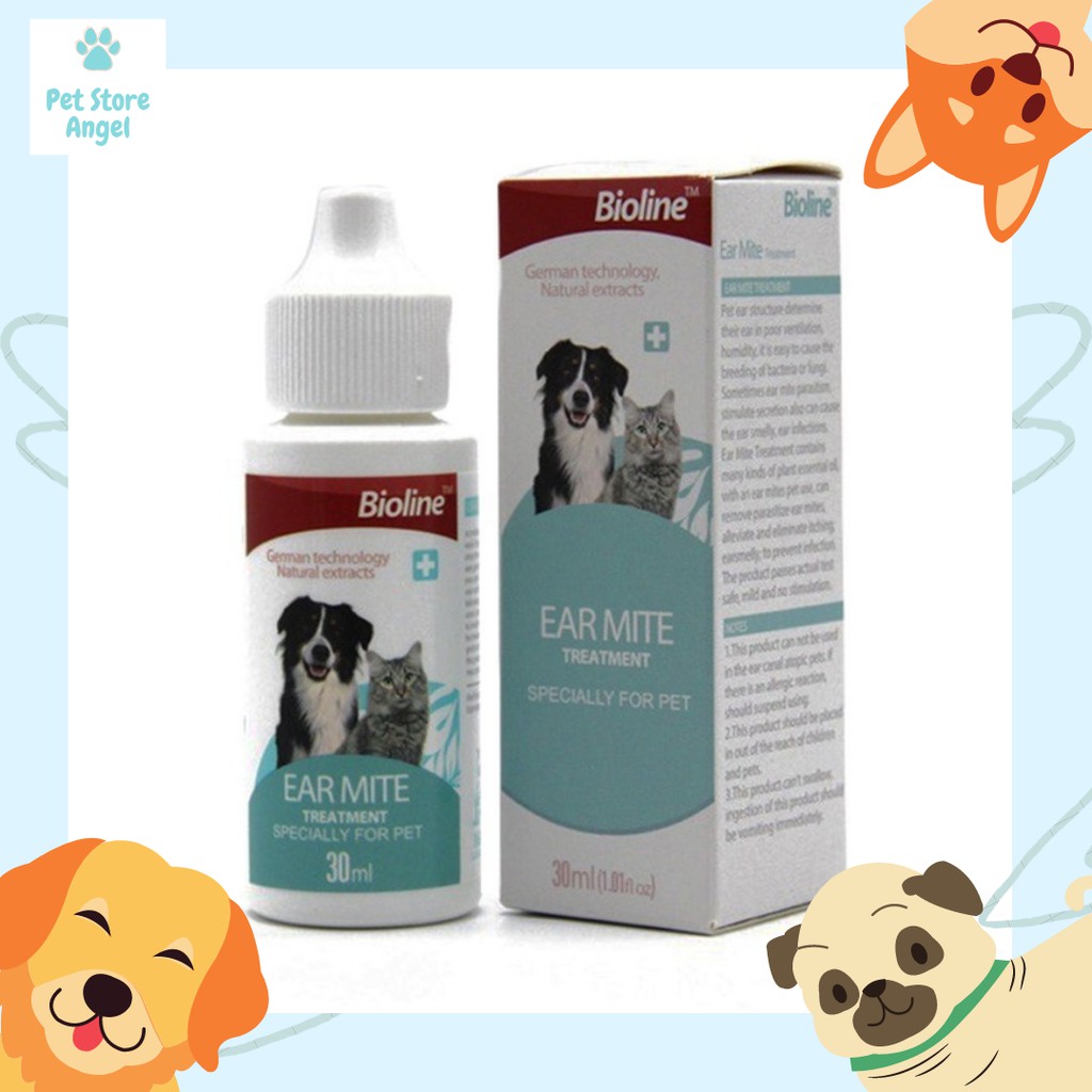 Bioline Ear Mite Treatment 30ml for Dogs & Cats | Lazada PH