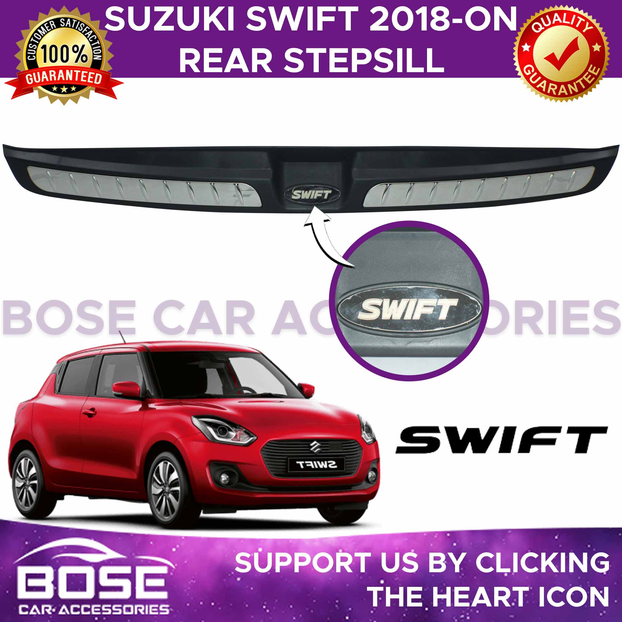 Premium Suzuki Swift 2018 2019 2020 2021 2022 2023 Rear Bumper Cover ...