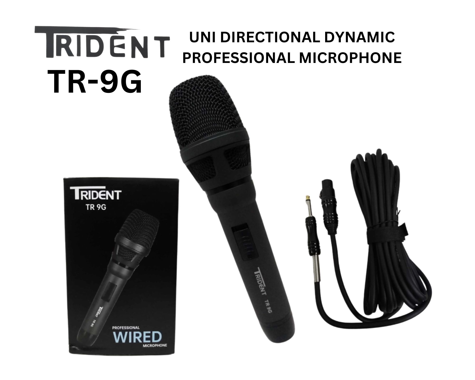 Trident TR9G Professional uni-directional cardioid Moving Coil Dynamic ...
