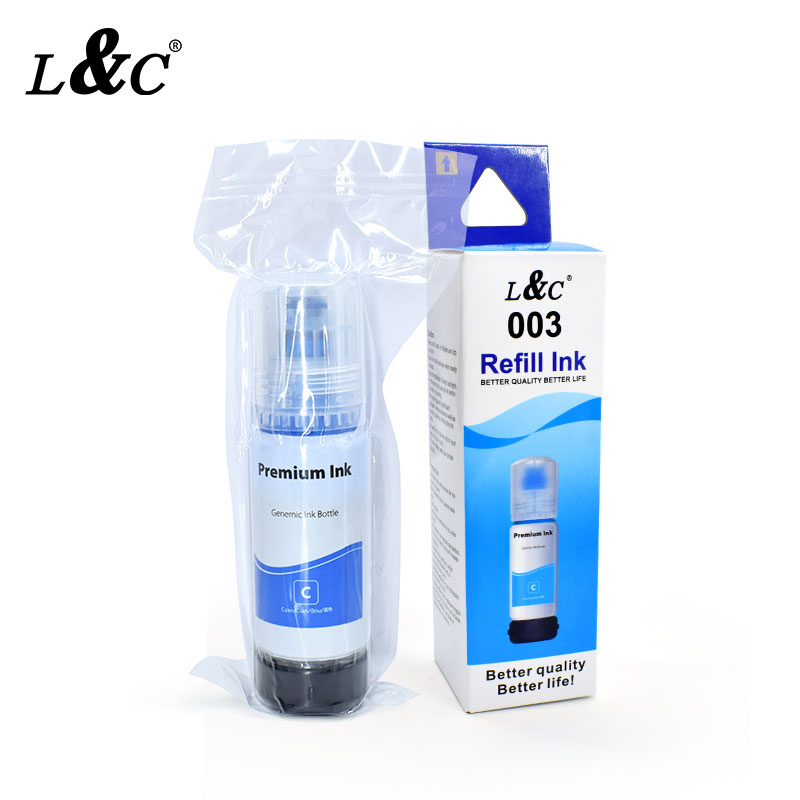 L&C Epson L3110 Ink 003 70ml Colorful Dye Ink Inkjet Printer Compatible ...