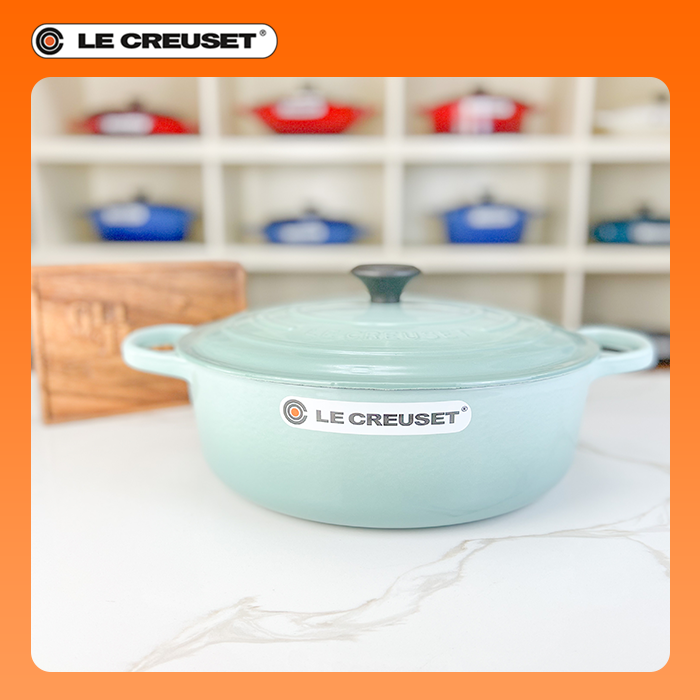 Le Creuset Authentic Enamelled Cast Iron Signature Shallow Round French ...
