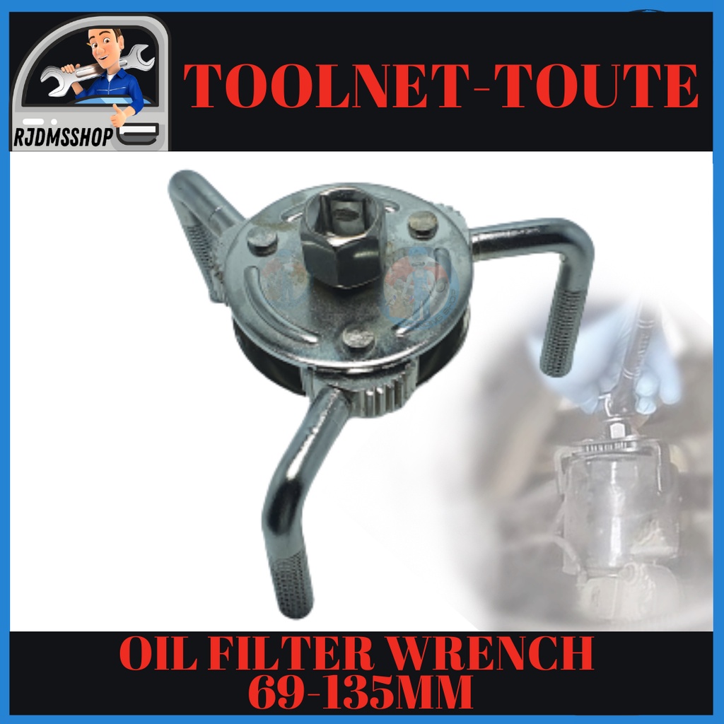 Rjdmsshop01 3 Claw Oil Filter Wrench 3 Claw Durable Heavy Duty Oil ...