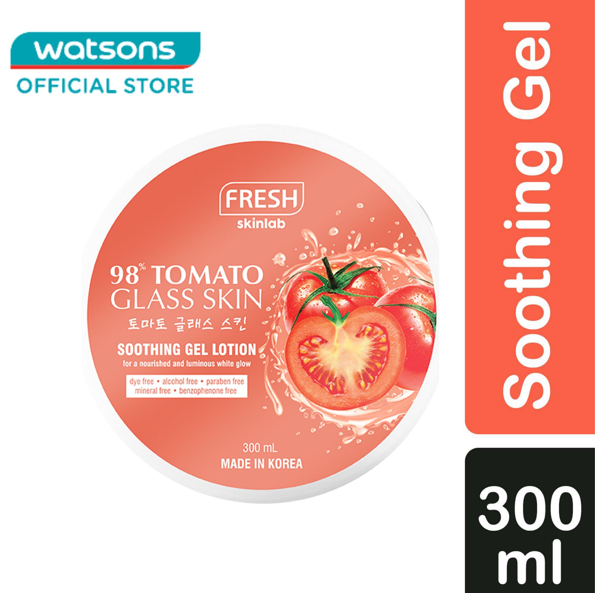 FRESH SKINLAB Tomato Glass Skin Soothing Gel Lotion 300ml | Lazada PH