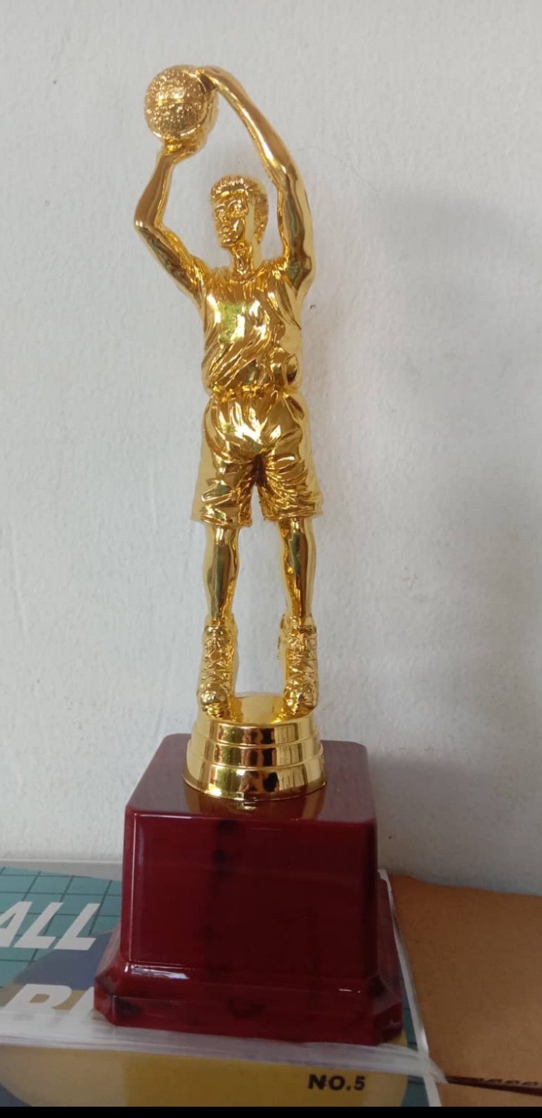 Imported Plastic Gold Basketball Player Figure Type MVP Trophy - 8 ...