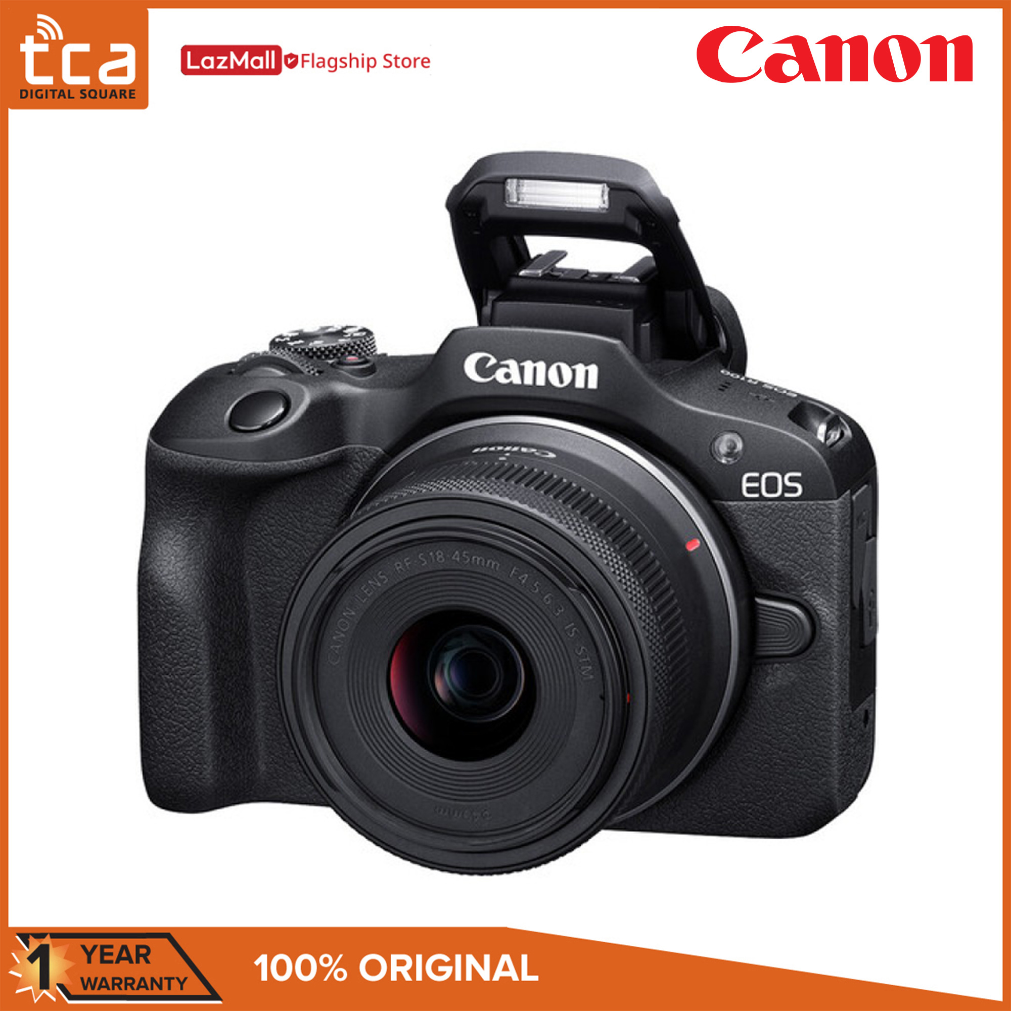 Canon EOS R100 (RF-S18-45mm f/4.5-6.3 IS STM) │ 24.2MP │ DIGIC 8 │ 3 ...