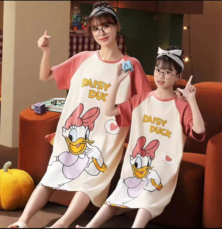 Korean mother and daughter terno dress daster patulog dress sleepwear ...