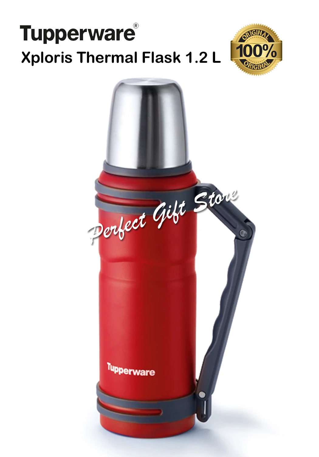 Original Tupperware Xploris Thermal Flask 1.2 L each | Lazada PH