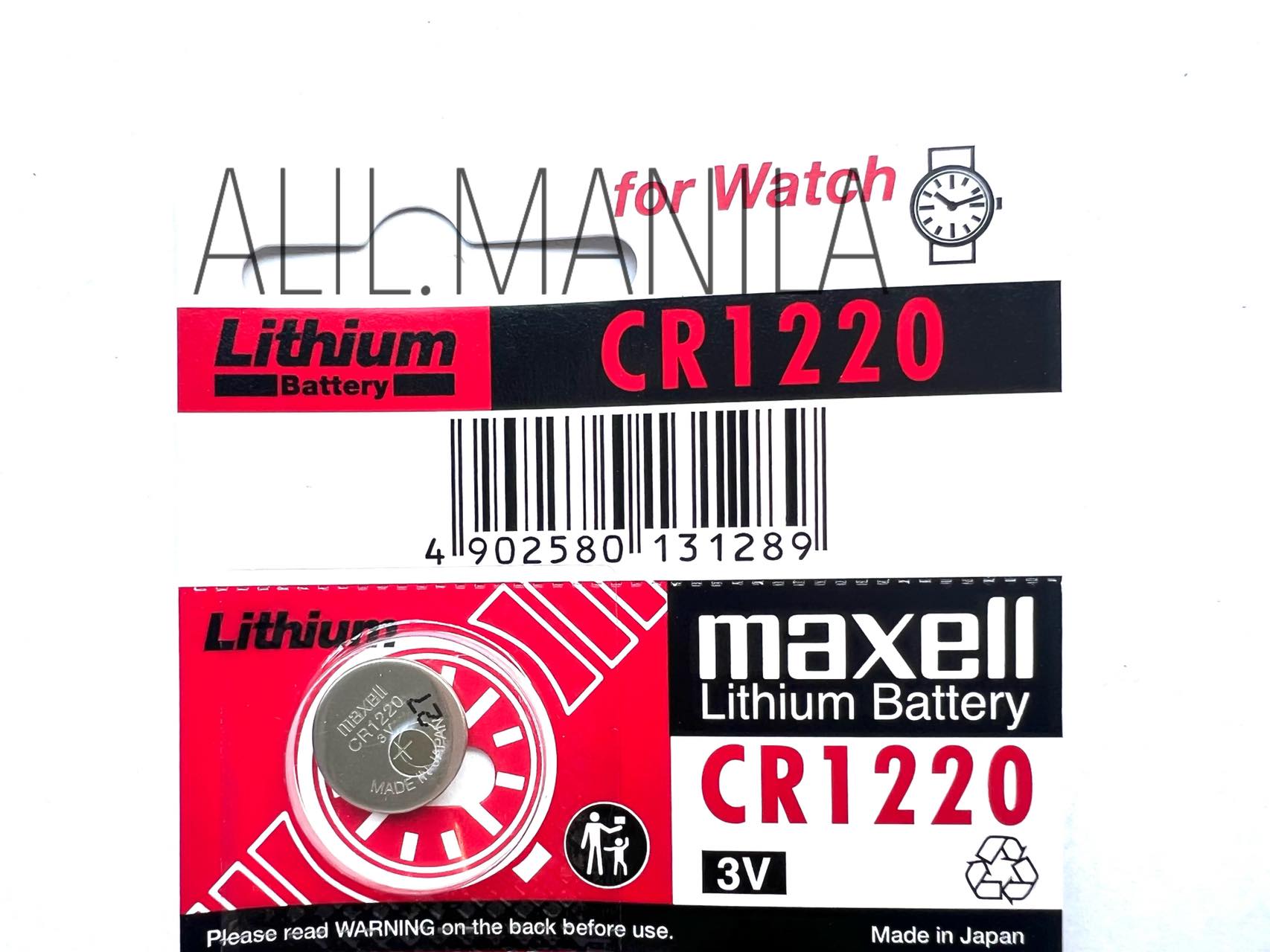MAXELL ORIGINAL CR1220 LITHIUM 3V BATTERY | Lazada PH