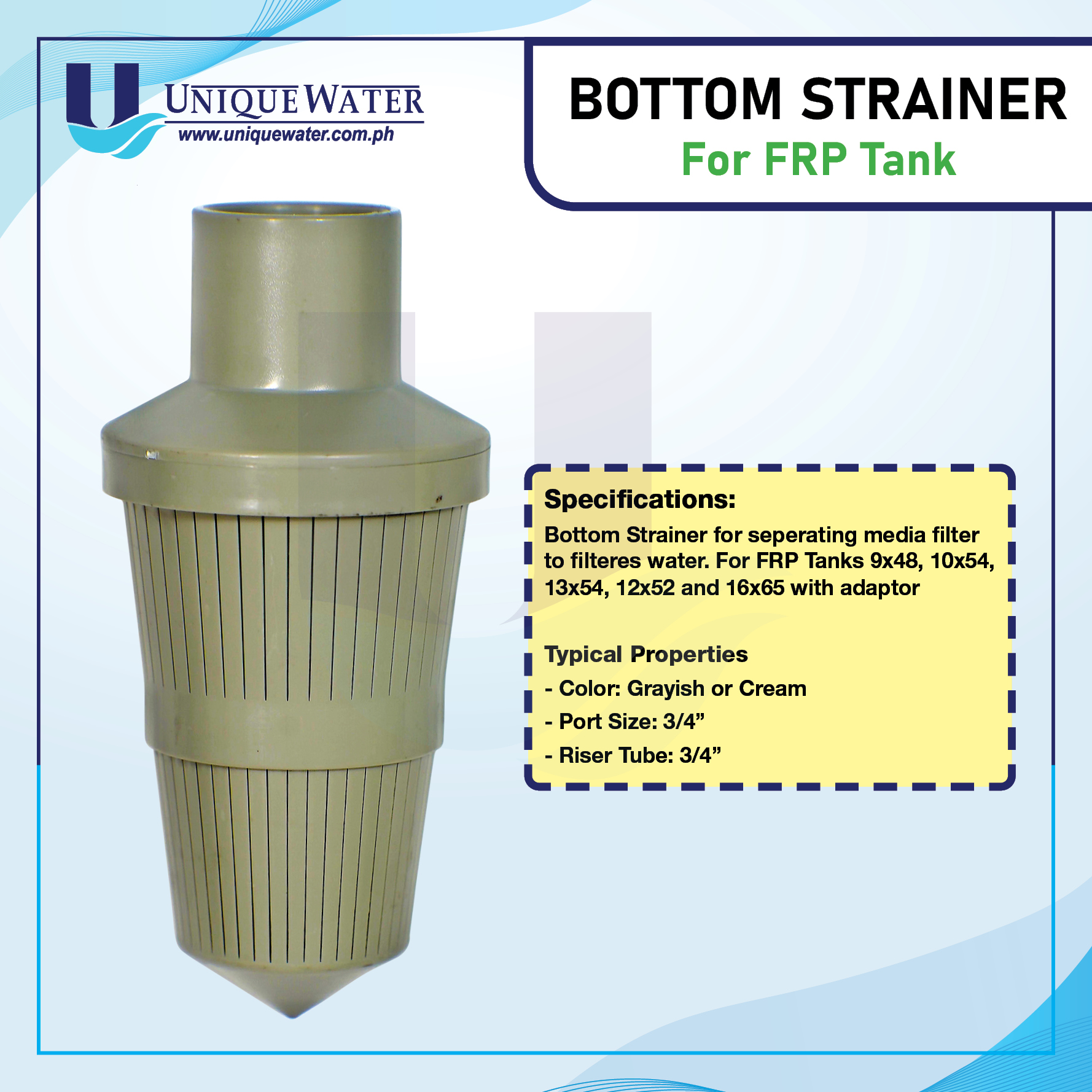 Bottom Strainer (Mushroom Type) | Lazada PH