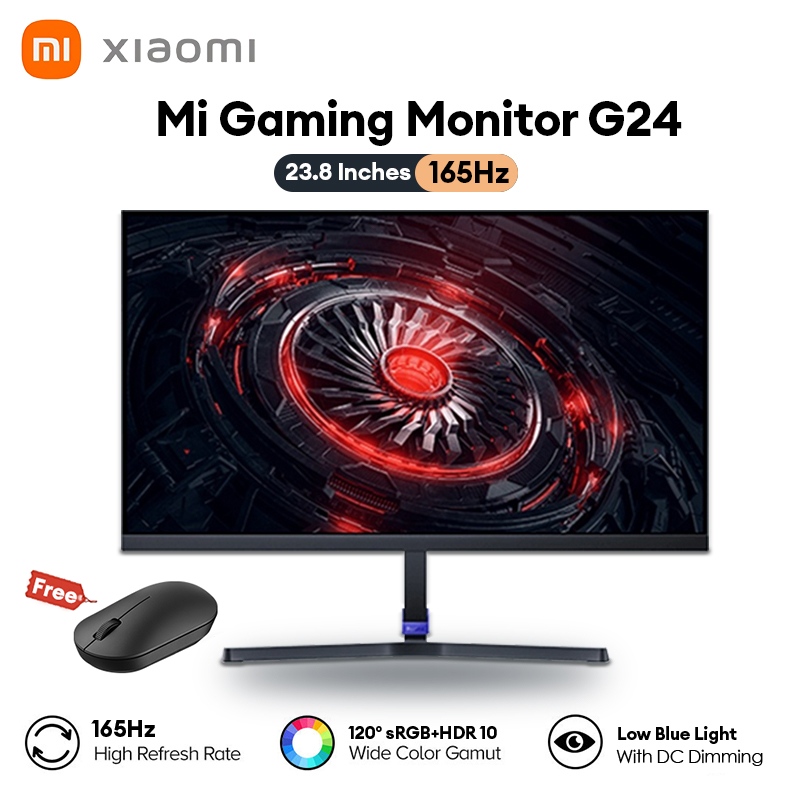 2024 New Xiaomi Redmi Gaming Monitor G24 23.8 inch 180Hz Fast IPS Screen 1ms GTG Low Blue Light ...