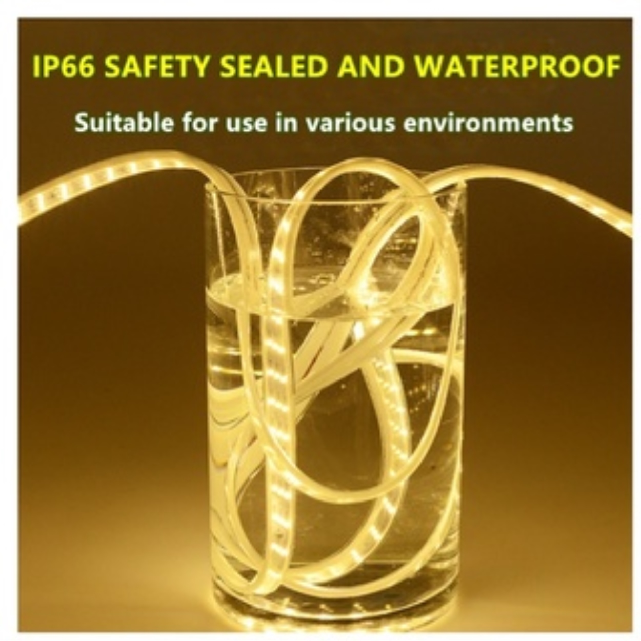 Jessy yes Plug and Play 10M 20M Double Row LED Strip Light White with ...