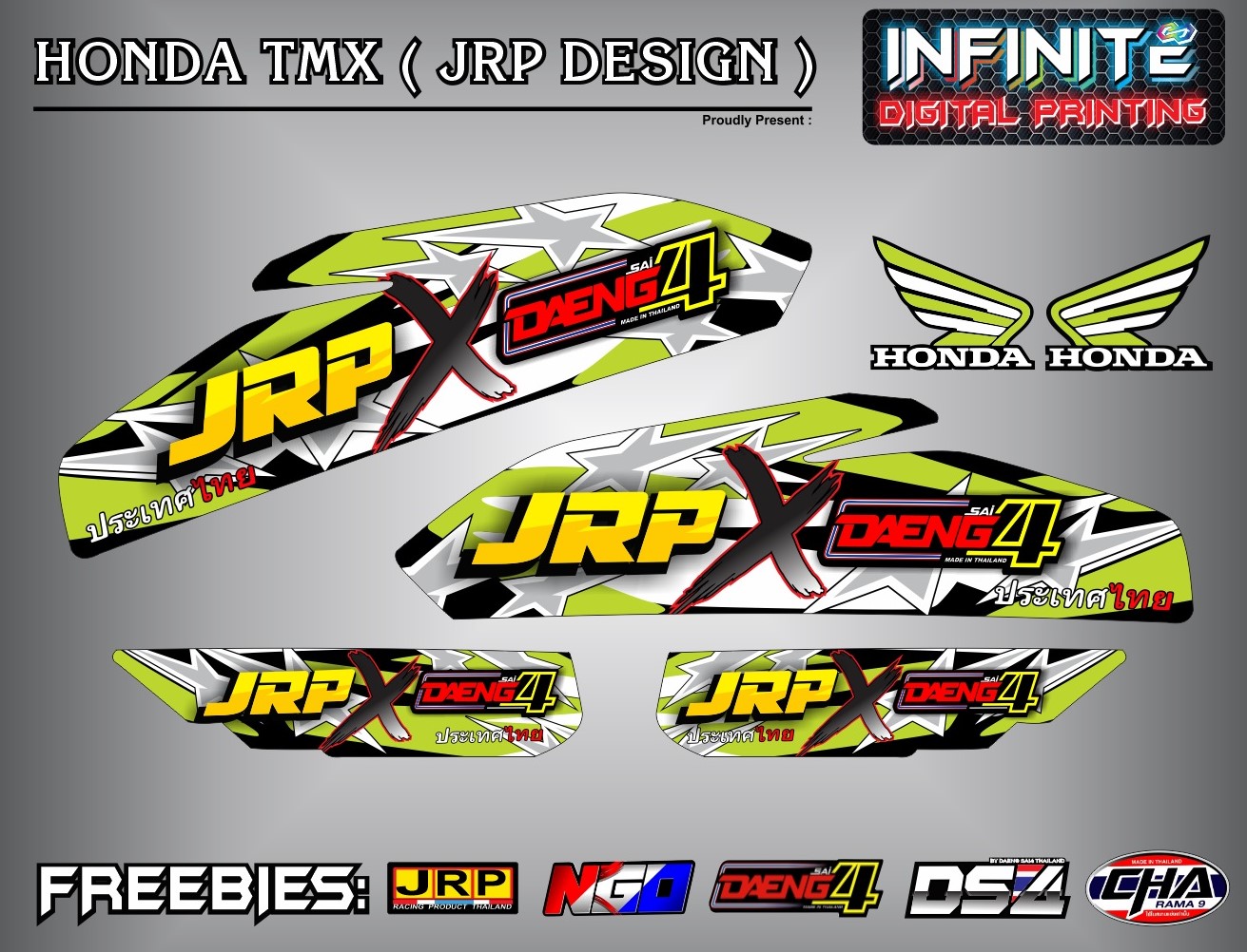 TMX / RUSI / PINOY / MOTOPOSH / SKYGO / DECALS STICKER ( JRP X DAENG ...