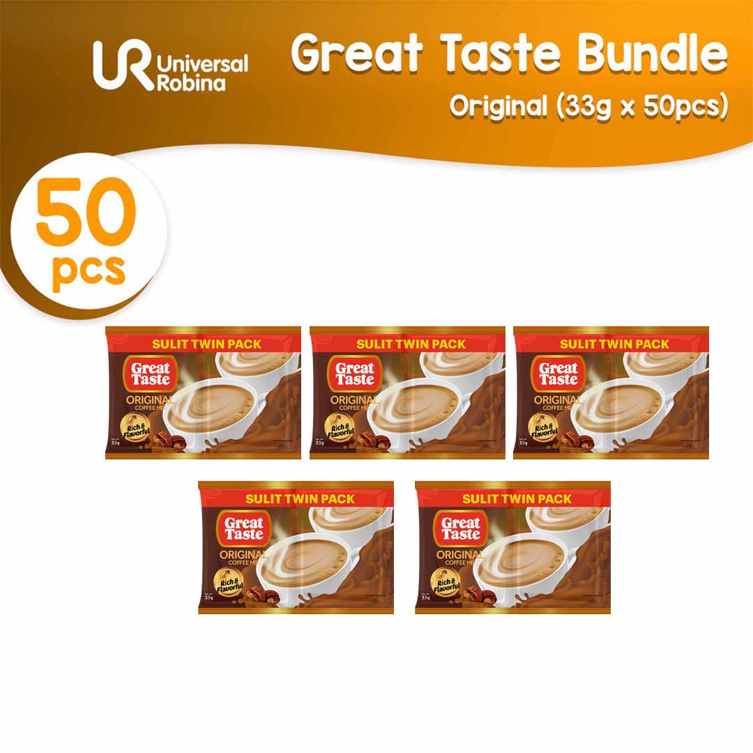 5 x Great Taste Original 3-in-1 Twin Pack (33g x 10) | Lazada PH