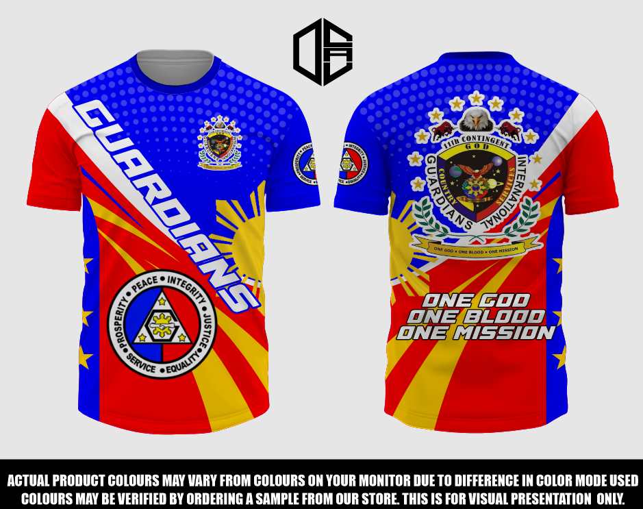 Full sublimation, Fraternity TSHIRT, GUARDIANS RED/BLUE NEW | Lazada PH