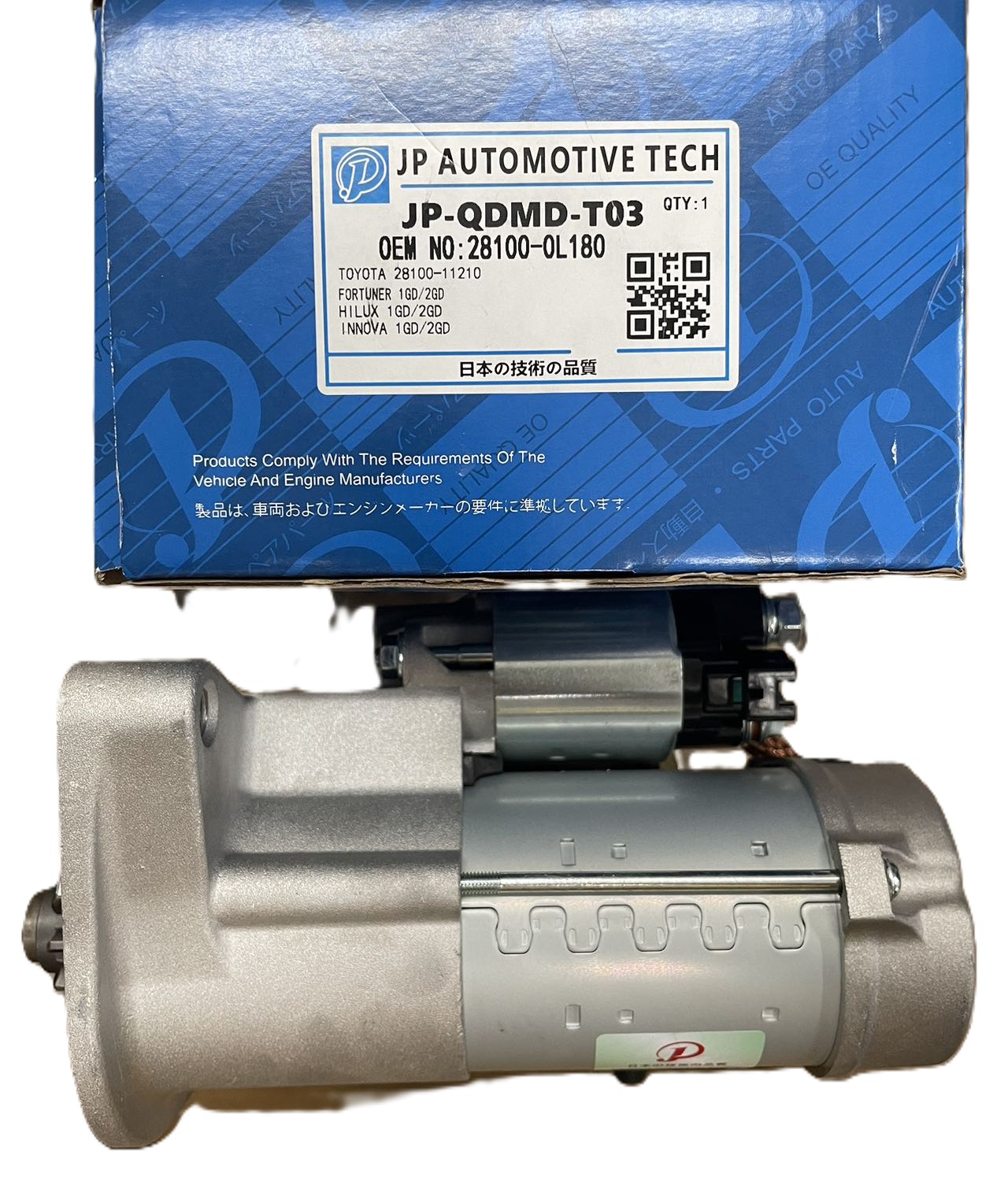 STARTER ASSEMBLY TOYOTA FORTUNER HILUX INNOVA 1GD/2GD 28100-11210/28100 ...