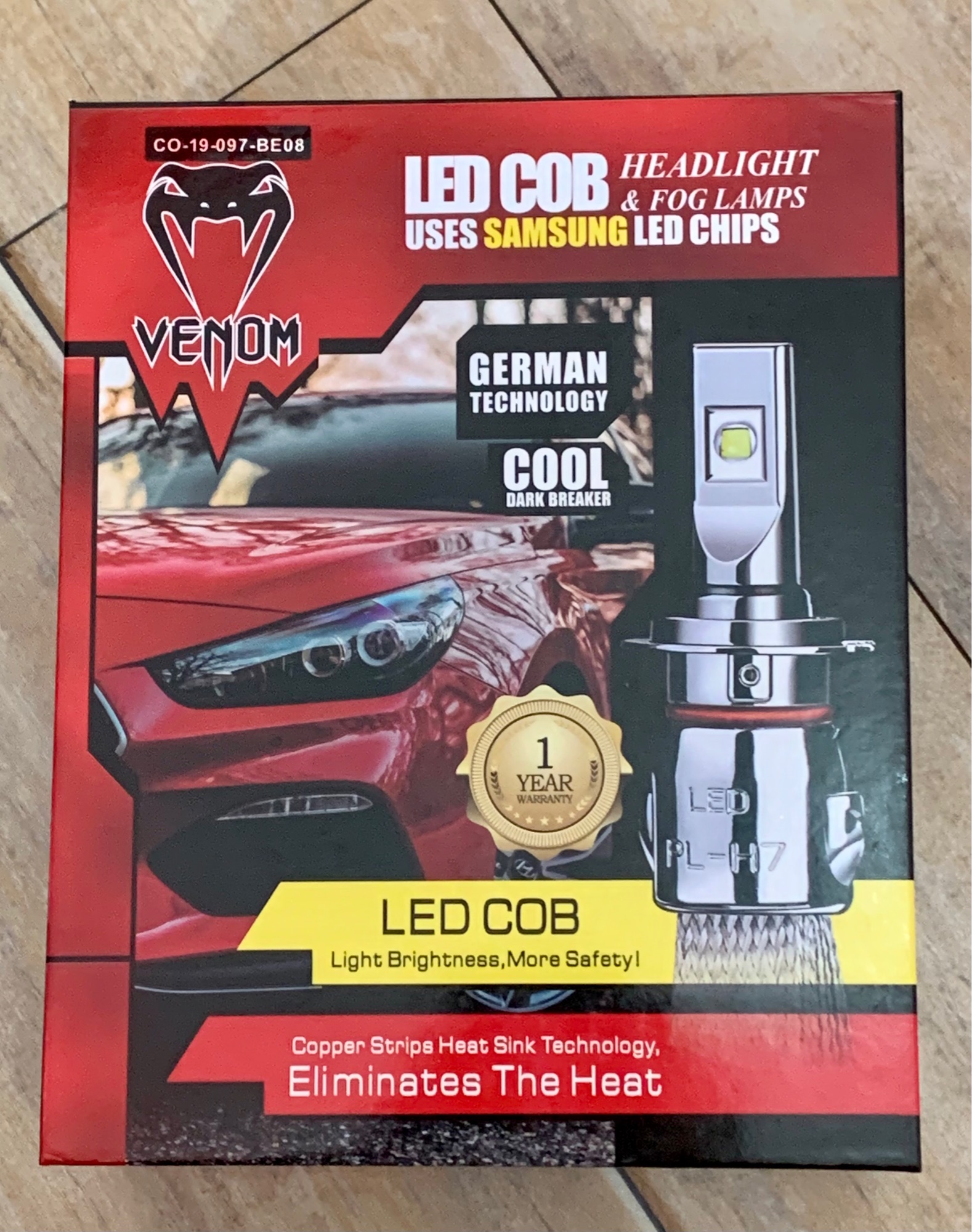 VENOM LED COB (H1 bulb) Socket | Lazada PH