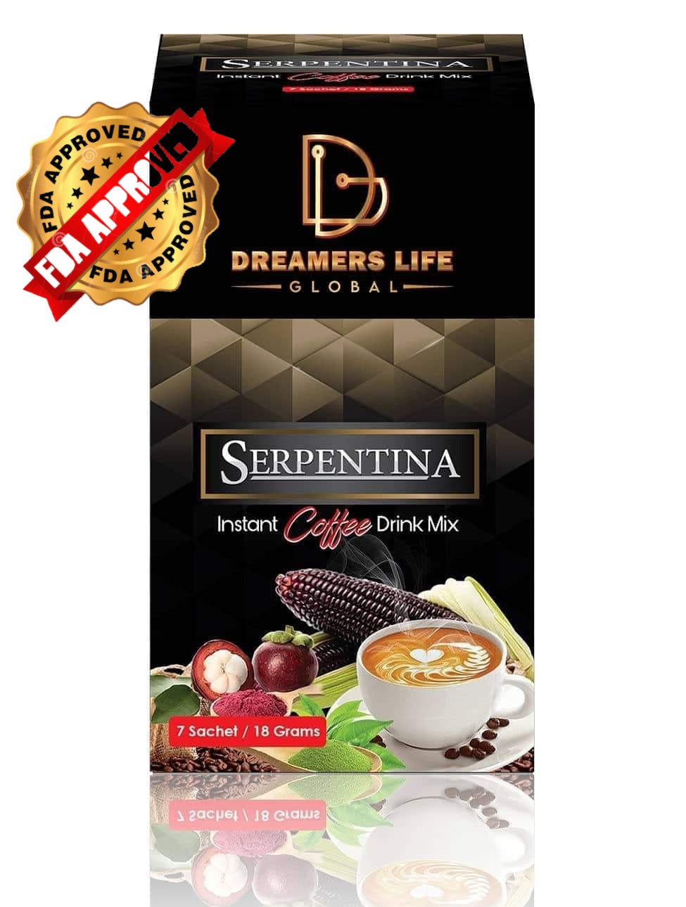SERPENTINA Instant Coffee Drink Mix 7 sachets/ 18 grams | Lazada PH