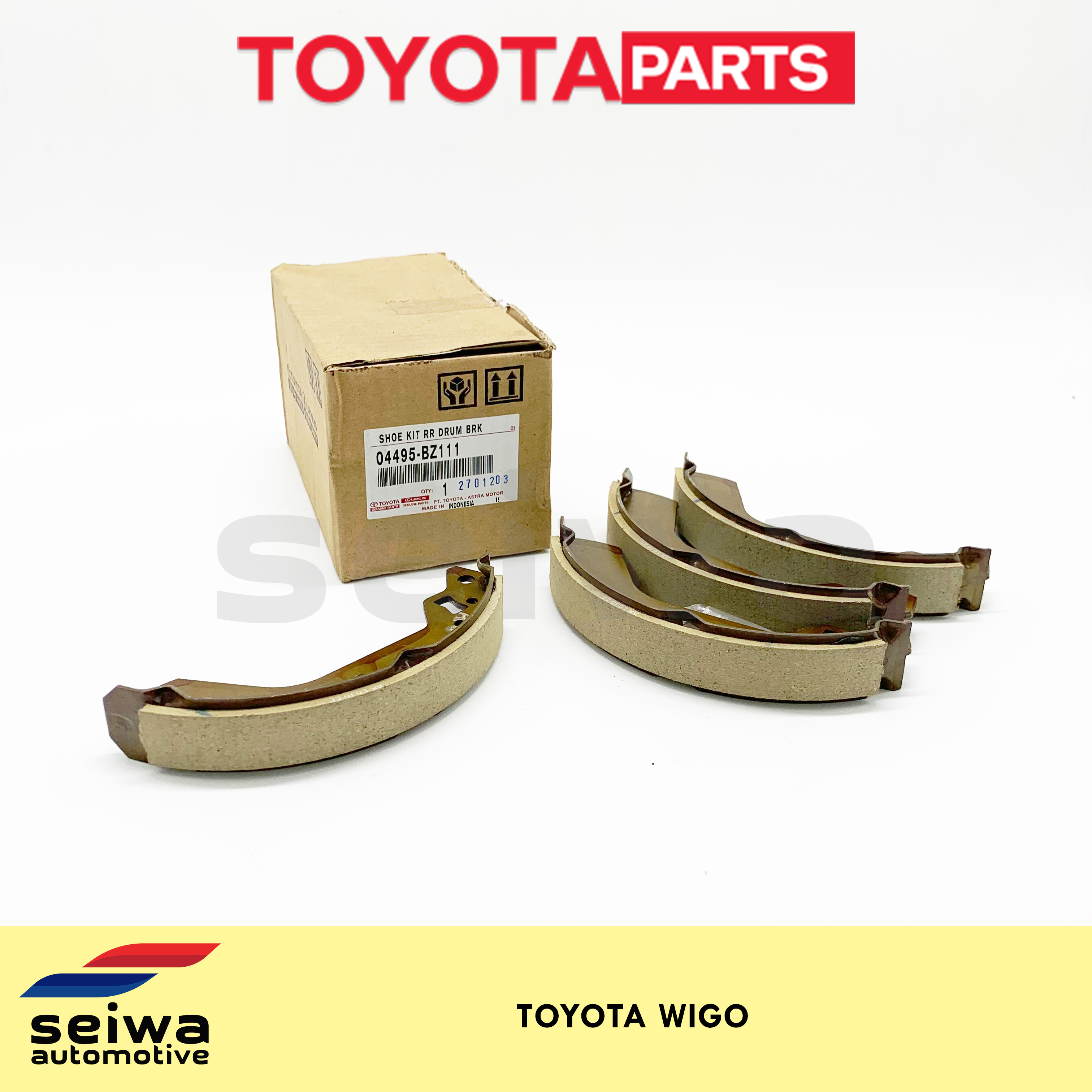 Toyota Wigo Brake Shoe - Toyota Auto Parts - 04495BZ111 | Lazada PH