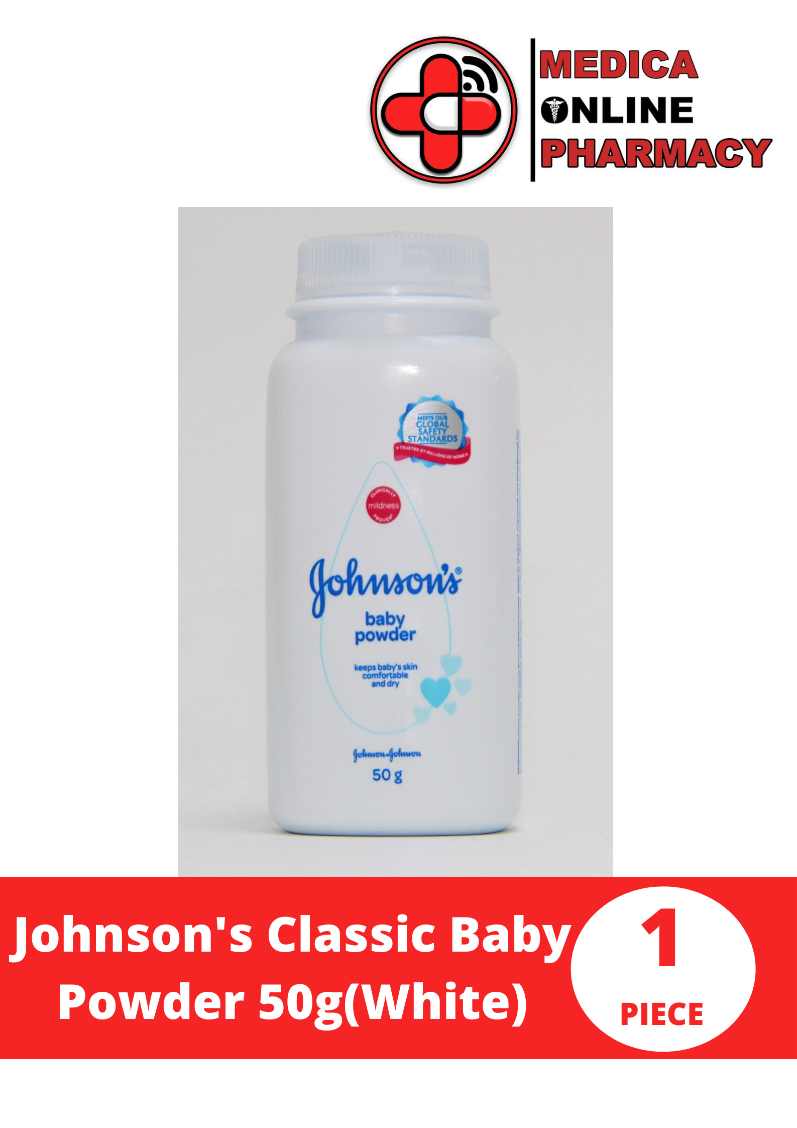Johnson's Classic Baby Powder 50g(White) | Lazada PH