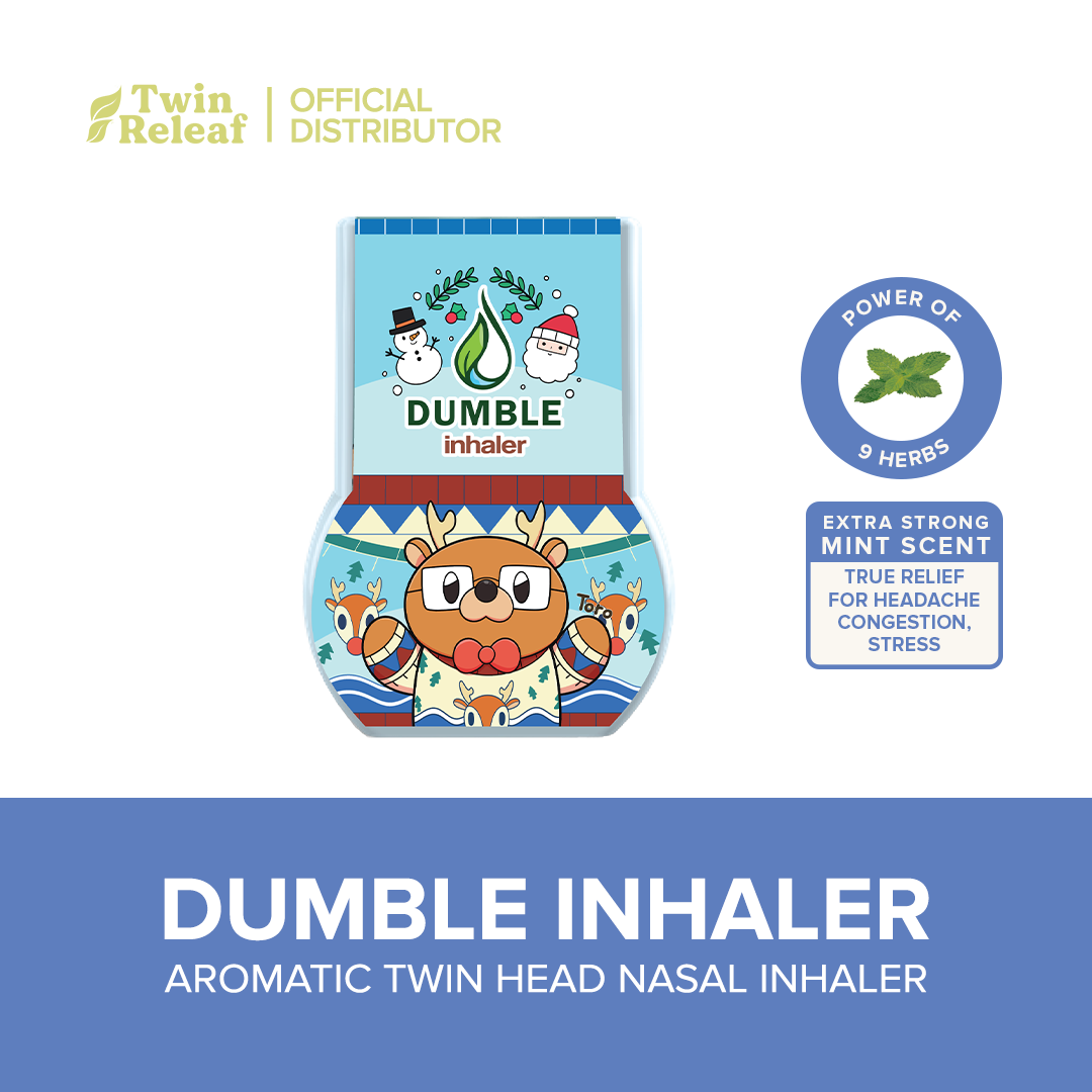 Twin Releaf Dumble Double Head Inhaler [Soothing Vapors, Relieves Nasal ...
