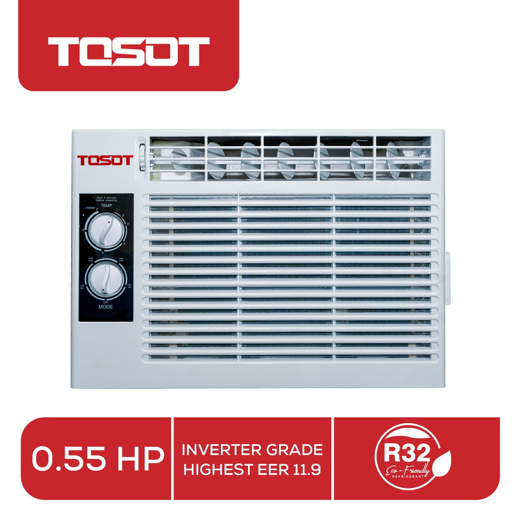 TOSOT Aerocool 0.55 HP Non-inverter Window Type Manual Air Conditioner ...
