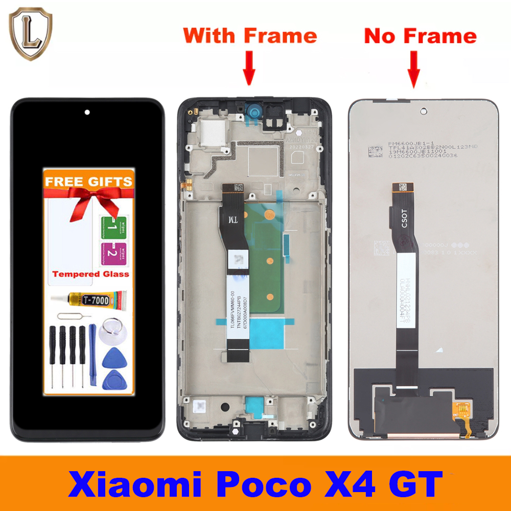 100% Tested Original LCD For Xiaomi Poco X4 GT LCD Touch Screen ...