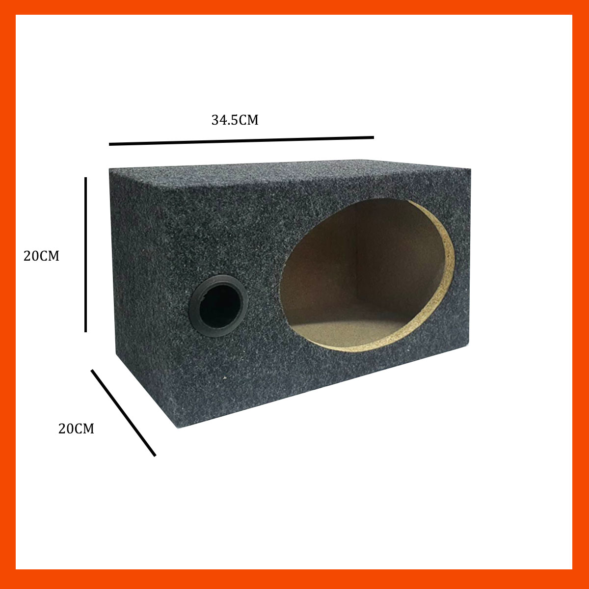 1PC Rectangle Speaker Box for 6x9" Speaker - Made of Particle Board ...