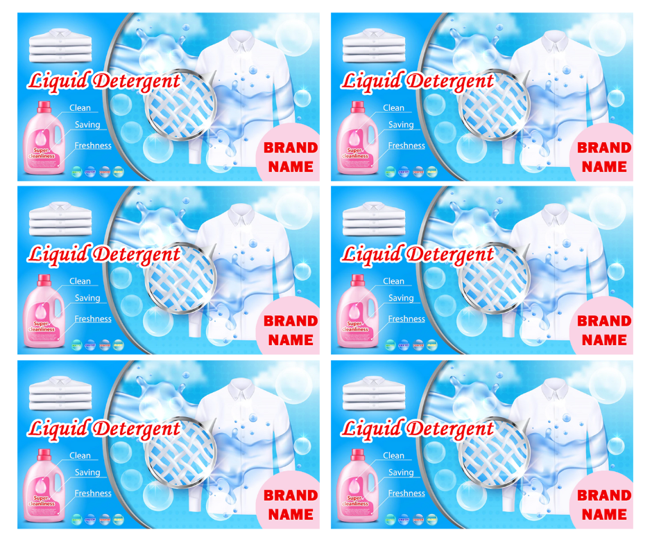 Sticker label for liquid detergent | Lazada PH