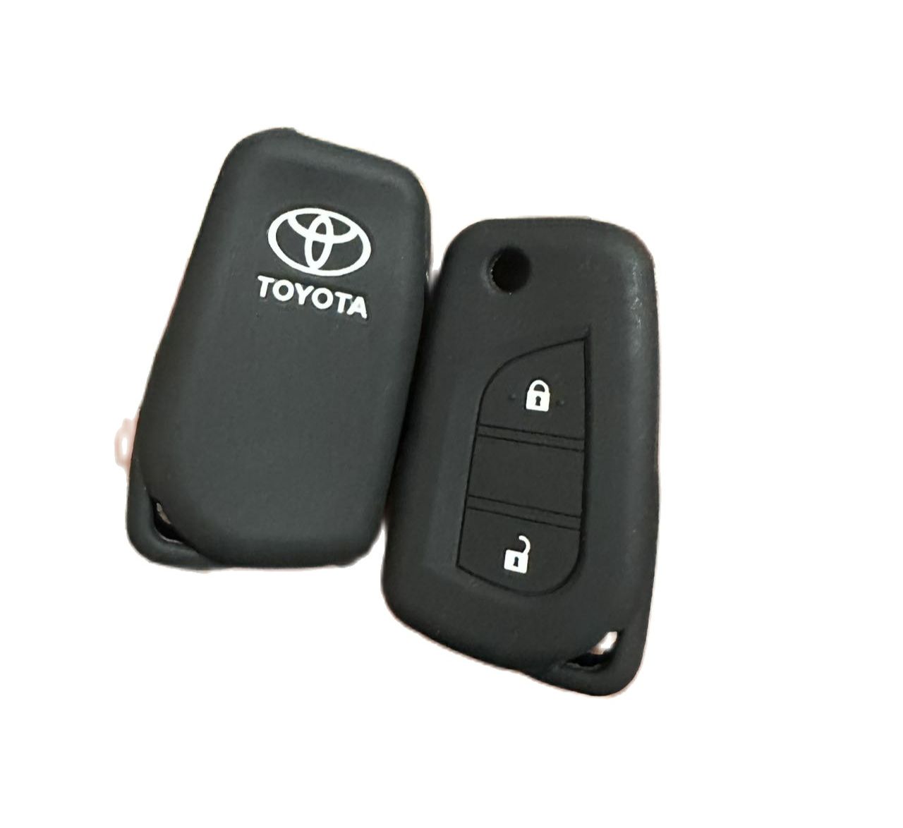 Silicon Car Key Remote Flipkey Cover for Toyota Fortuner, Hilux, Altis ...